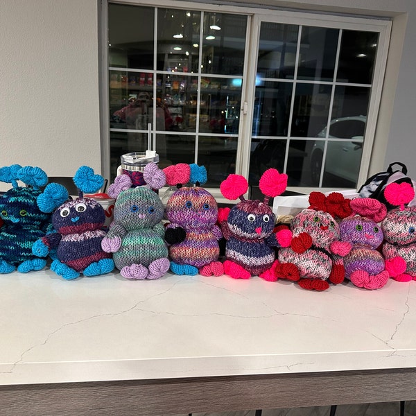 Mila the Lovebug Stuffed Animal Plushie Circular Knitting Machine PDF ...