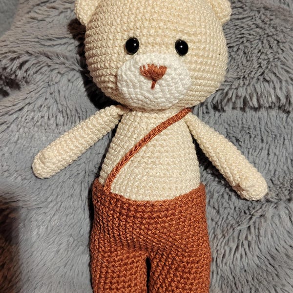 Bear Crochet Pattern, Tutorial, Bear Crochet Bundle Pdf, Boy, Bear ...