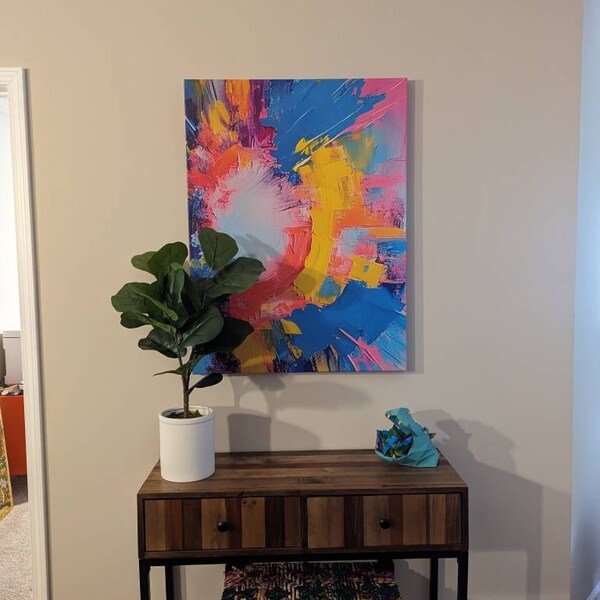 Abstract Painting, Abstract Print, Modern Wall Art, Digital Print ...