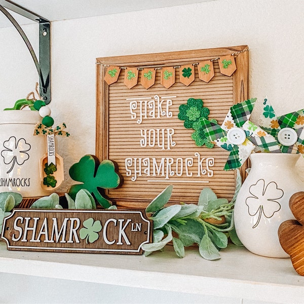 Wood Shamrock, Shamrock Decor, St. Patrick’s Decor, St. Patrick’s ...