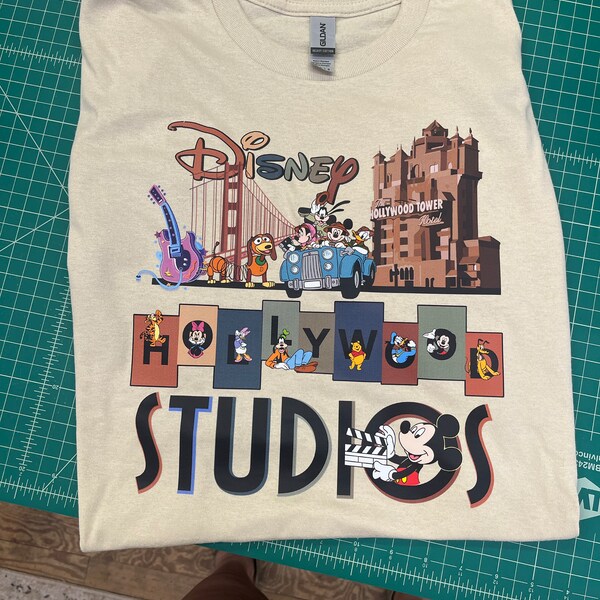 Disney Studios DTF Transfer, Ready to Press, Disneyworld Personalized ...