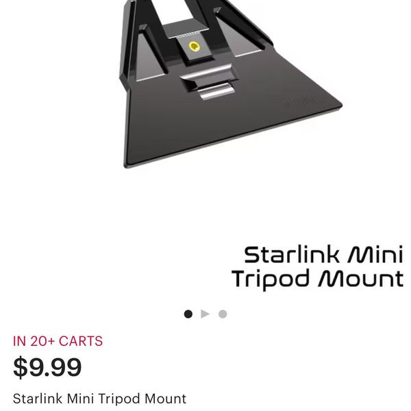 Starlink Gen 4 Pivot Pole Mount for RV, Bus, Overland, and Home. STEP ...