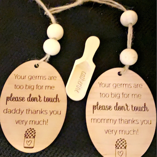 Do Not Touch Baby Car Seat Tag | Your Germs Are Too Big for Me ...