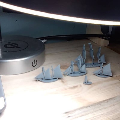 Brig Schooner Sloop Cutter Gunship 1/1200 5 Miniature Ships - Etsy