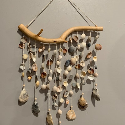 Cypress & Casuarina Cone Natural Dreamcatcher, Dark Cherry Tree Wood W ...