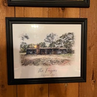 Home Portrait, House Painting, Housewarming Gift, Our First Home Sign ...