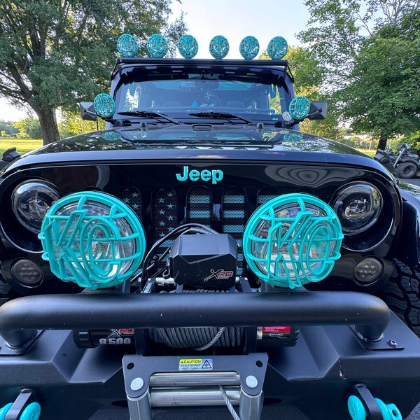 Jeep Wrangler JK Emblem Overlay Decal 2007-2018 - Custom Color Vinyl - Etsy