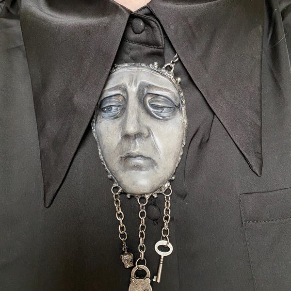 The Widow Winship Handmade Artisan Necklace - Sleepy Hollow - Tim ...