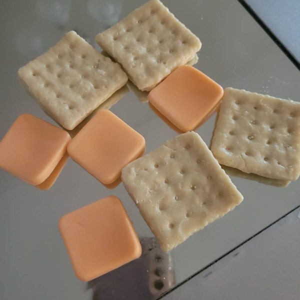 Crackers With Cheese Soap Set Cheese Soap, Cracker Soap, Orange Soap ...
