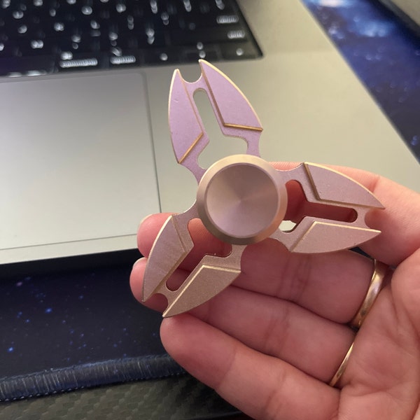 EDC Small Dual Bar Brass Fidget Spinner - Etsy