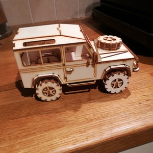 Land Rover Defender, Land Rover Model, Wooden Land Rover, Land Rover 3D ...