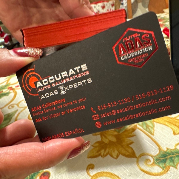 Luxury Gold Foil Business Cards Design and Print, Foil Edging Calling ...