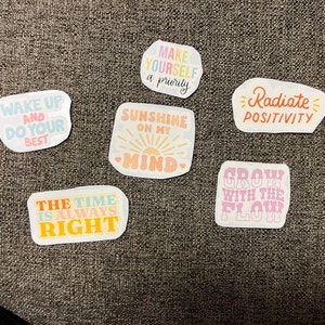 Note to Self Stickers Positive Self Care Self Love Affirmations ...