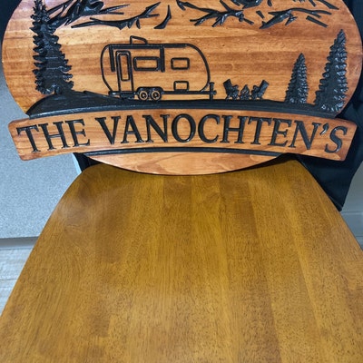 RV Sign / Camper Sign/ Personalized Camper Sign/ Campground Sign ...