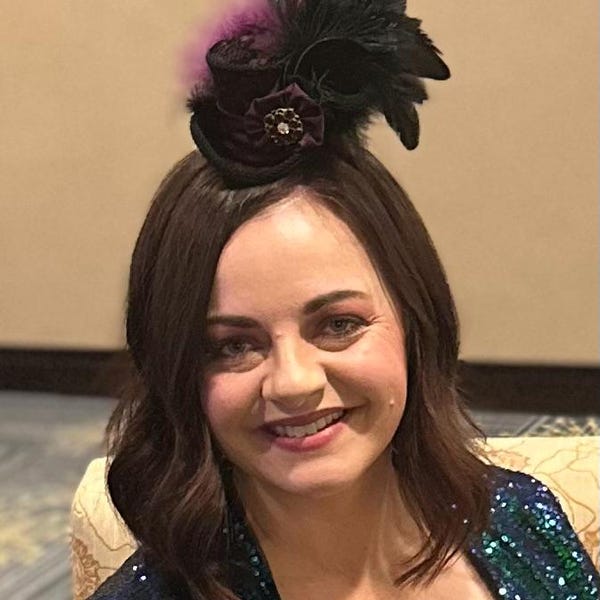 Micro Mini Top Hat, Tea Cup Hat, Orange and Turquoise Rose Flower Hat ...