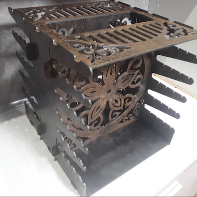 Rocket Stove Fire Pit,grill BBQ Barbecue Dxf Files for Plasma,mangal ...