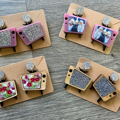 Baseball Earring File SVG for Glowforge Laser Cutter Layered - Etsy