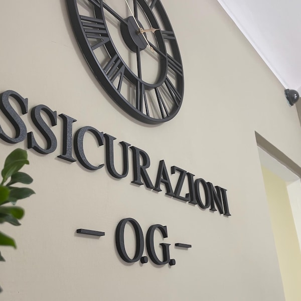 Thick Custom Letter Sign Customizable Stand up Letters Any Font Custom ...