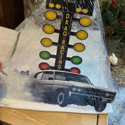 Personalized Drag Racing Wooden Wall Clock, Drag Car, Dragster ...