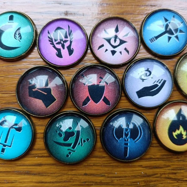 Dungeons and Dragons D&D 5E Compatible Premium Brass Backed Class ...