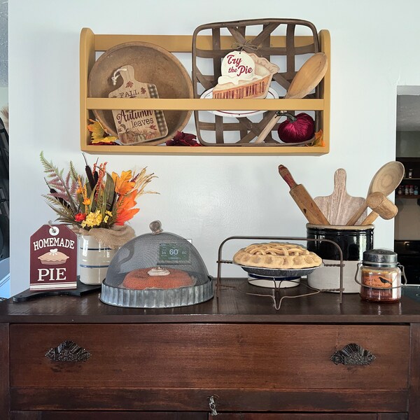 Bowl Shelf, Bowl Rack, Hanging Shelf, Hanging Rack, Wood Bowl, Wood ...