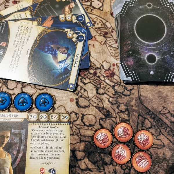 Arkham Horror the Card Game Compatible Premium Brass Backed Enemy ...
