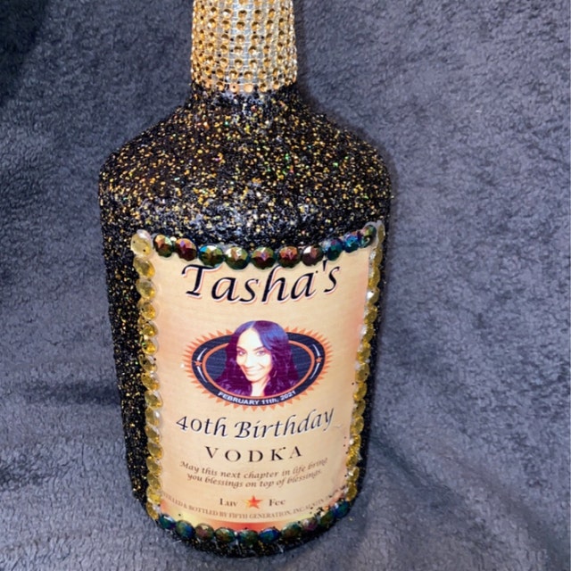 Personalized liquor labels with your photos and by GiftIdeaStudio