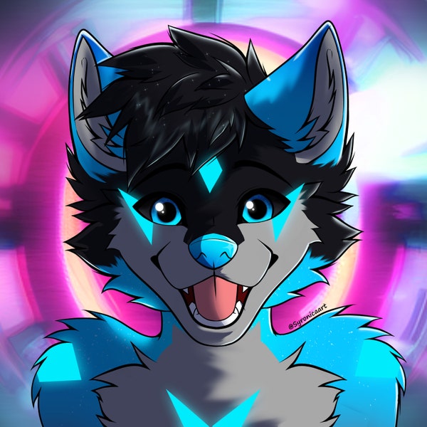 Furry Icon Base Canine Fursona Pfp Base (.PSD File) - Etsy