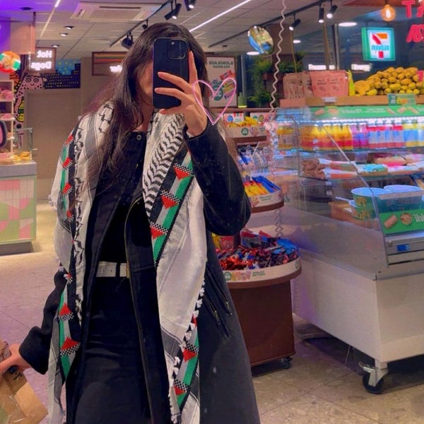 Original Kufiya From Palestine | Colored | Kuffeyeh, Kufiya, Hatta ...