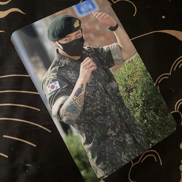 BTS J-hope Hoseok Hobi Military Service 4x6 Print Korean Military ...