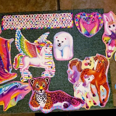Lisa Frank Paper Dolls, Lisa Frank Grab Bag, Fashion Embellishments ...