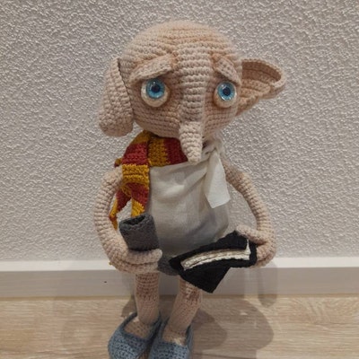 Dobby Elf Doll Crochet Toy Elf Crochet Handmand Dobby Doll Art ...