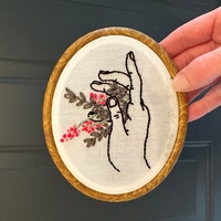 Floral Letter m Hand Embroidery Pattern / Digital - Etsy Australia