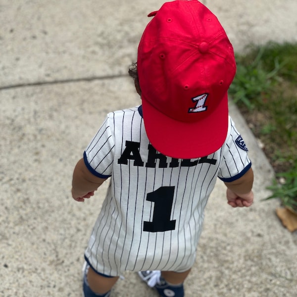 Baby's First Birthday Cap 0-24m - Baby - Personalized Birthday Baseball ...