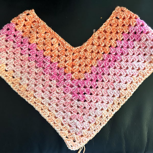 Pattern Hooded Poncho Kids // Chunky Poncho // Shawl Scarf Pattern ...