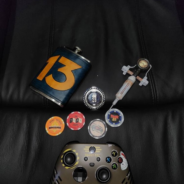 Fallout Platinum Poker Chip - Lucky 38 - Etsy