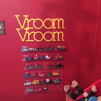 Vroom Vroom Laser Cut Typography Wood Sign - Etsy