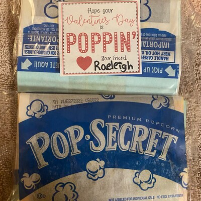 Hope Your Valentines Day is Poppin Digital Printable Pop It Valentine ...