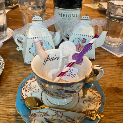 Green Pink or Blue Porcelain Witch Tea Set 7 or 11 Pieces. - Etsy