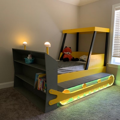 Twin Size Front End Loader Bed PLANS plans Only, Create a Construction ...