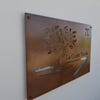 CORTEN (rusted) Steel LED Backlit Sign, Backlit, Business Sign-plaque ...