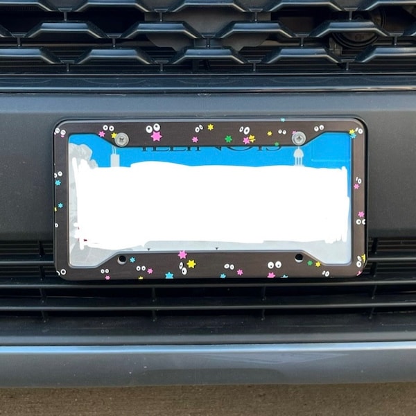 Kiki's Delivery Service Inspired Soot Sprite Cute License Plate Frame ...