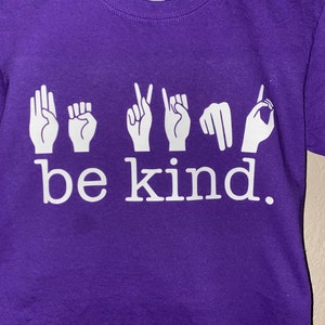 Be Kind ASL Sign Language Hands SVG File Download - Etsy