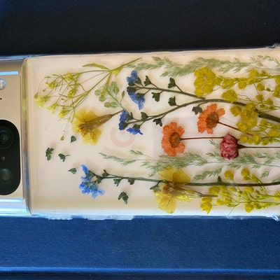 Handmade Pressed Flower Phone Case for iPhone SE X 11 12 13 14 15 Pro ...