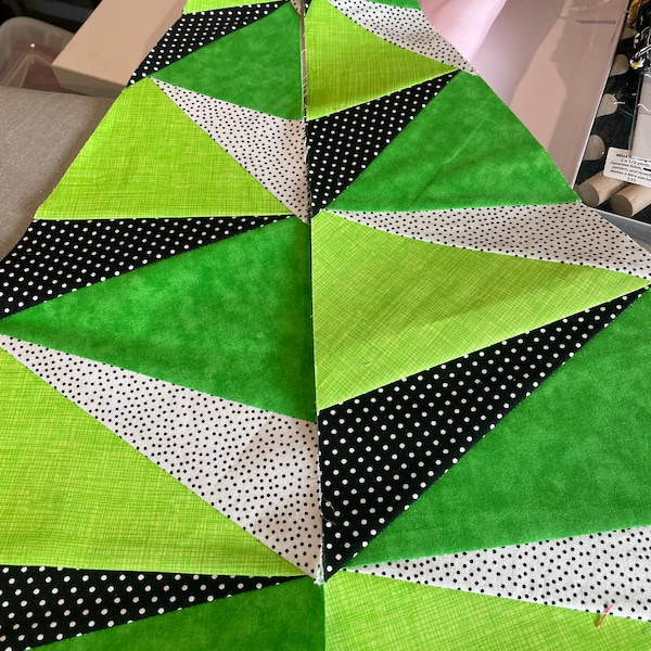 Modern Quilt Pattern - "split Pinwheels" - Baby Quilt to King Quilt ...