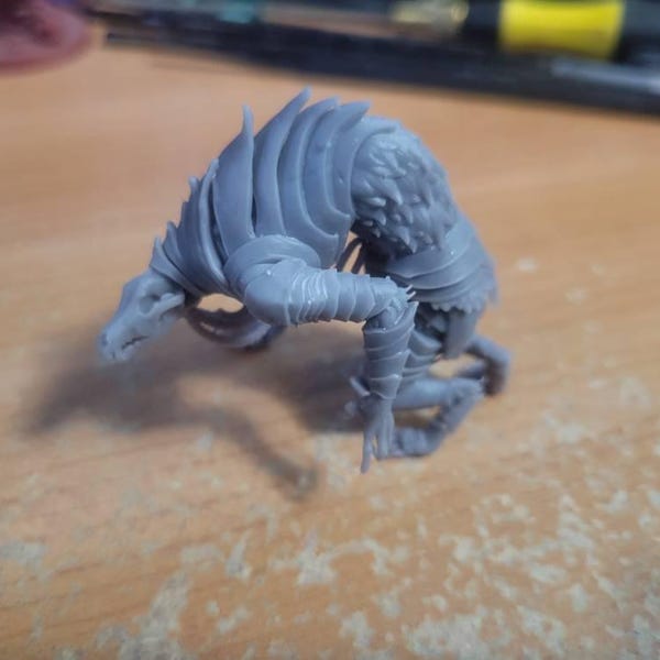 Beast Knight Miniature Leonin Knight Inspired by Elden Ring 3D Printed ...