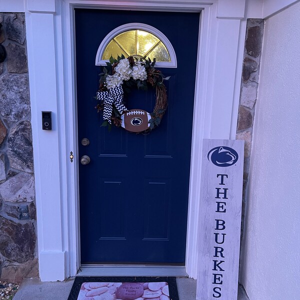 Penn State Decor, Nittany Lions Wreath, Penn State Nittany Lions, Penn ...