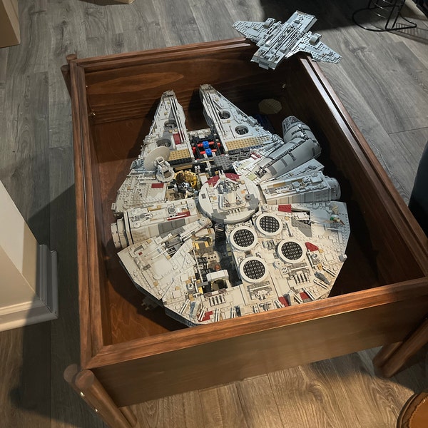 Aquarium Shadowbox Coffee Table • Coastal Coffee Table • Curio Display ...