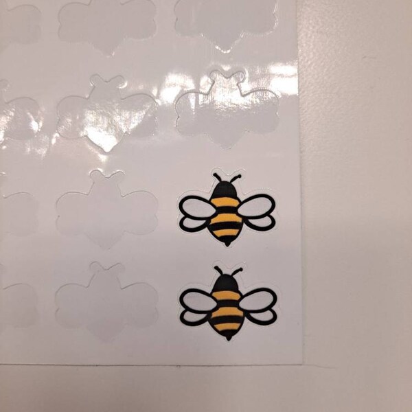Bee Stickers, Bee Decal,bee Tiny Stickers, Cute Bee Stickers, Bee ...
