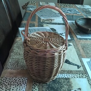 Wicker Purse Handwoven Willow Handbag Small Wicker Bag - Etsy